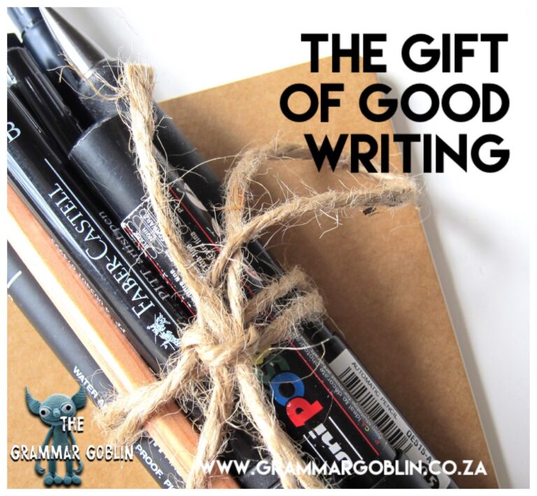 It’s a Gift - Grammar Goblin