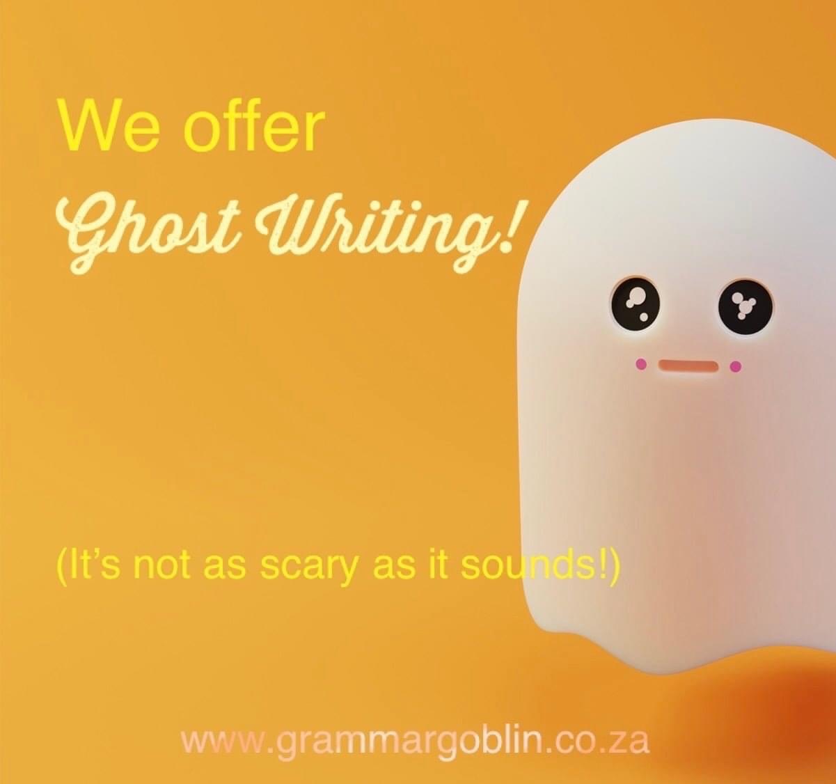 We Offer Ghost Writing - Grammar Goblin